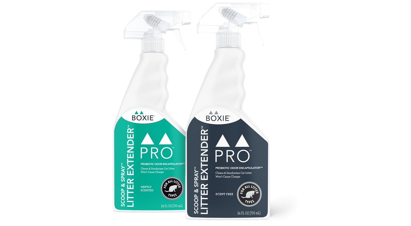 BOXIECAT Litter Extender Probiotic Odor Encapsulator Spray, 4-fl oz ...