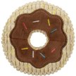 TRUSTYPUP Donut Tough Squeaky Dog Chew Toy, Chocolate, Small - Chewy.com