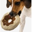 TRUSTYPUP Donut Tough Squeaky Dog Chew Toy, Chocolate, Small - Chewy.com