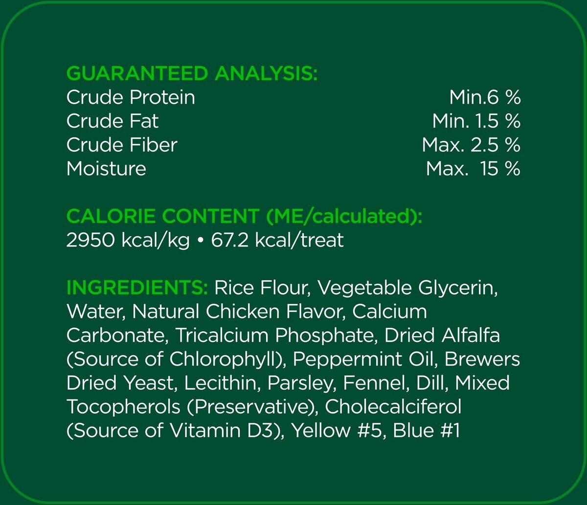 MINTIES Medium Mint Flavored Dental Treats for Dogs, 25-50 lbs, 6.4-oz ...