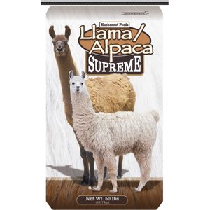 BLUEBONNET FEEDS Supreme Llama Alpaca Large Pellet Feed, 50-lb bag ...