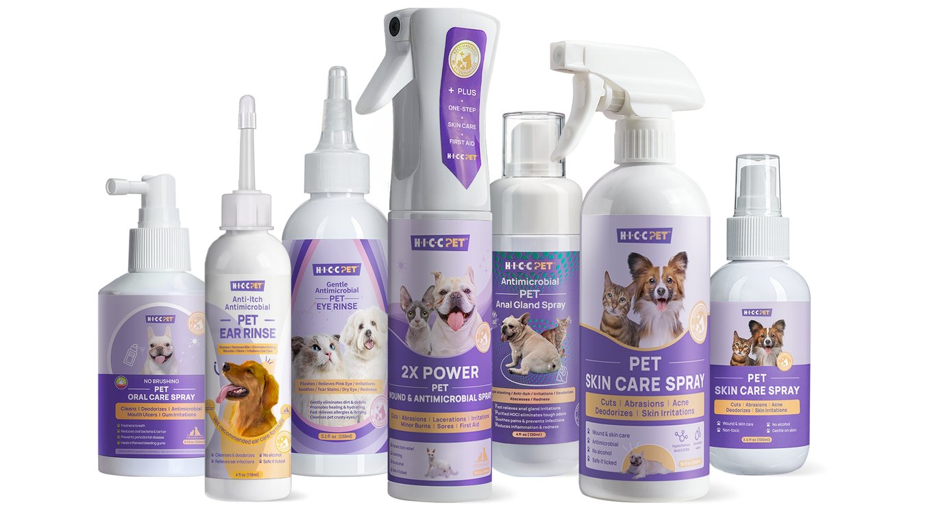 HICC PET Antimicrobial Anal Gland Dog Cat & Small Pet Spray, 4-fl oz ...