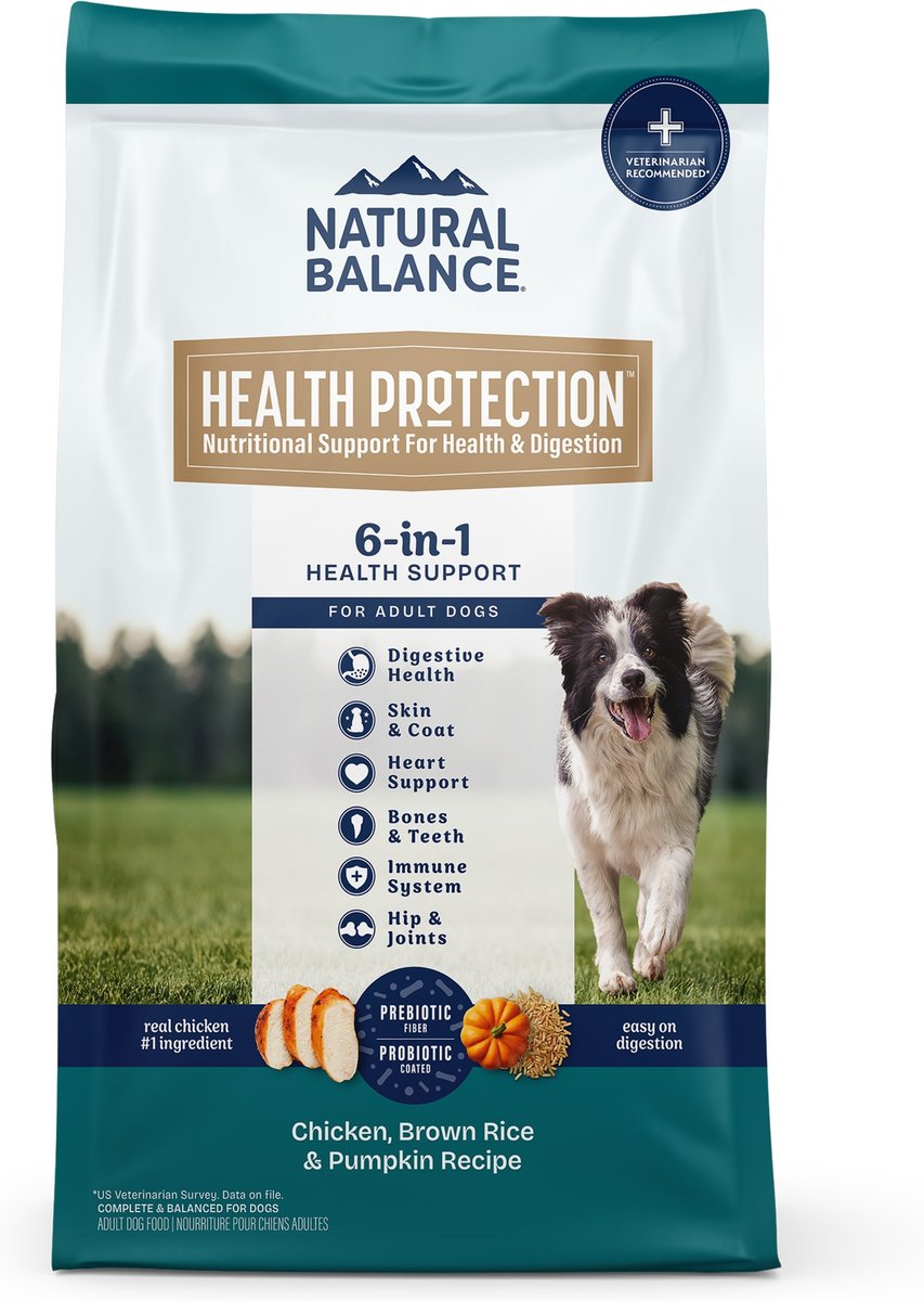 NATURAL BALANCE Health Protection Adult Real Chicken, Brown Rice ...
