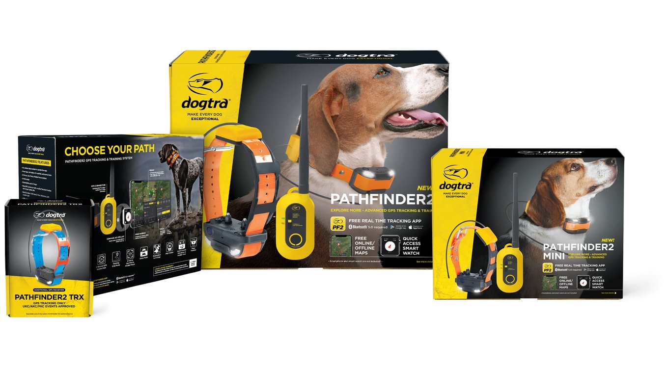 DOGTRA Pathfinder 2 Mini TRX Dog GPS Tracking Receiver Collar, Blue ...