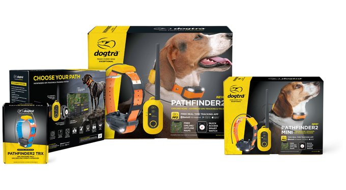 DOGTRA Pathfinder 2 Mini TRX Dog GPS Tracking Receiver Collar, Blue ...