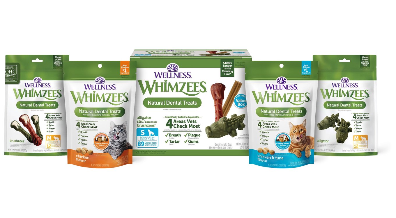 WHIMZEES by Wellness Stix Large Dental Chews Natural Grain-Free Dental ...