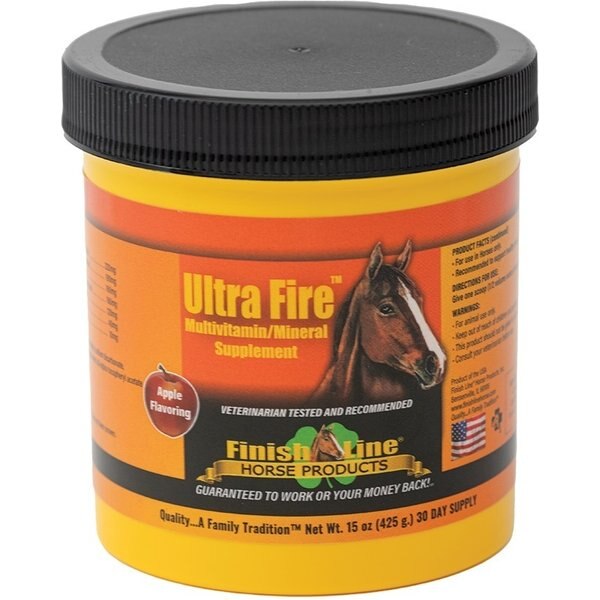 FINISH LINE Ultra Fire Multivitamin Apple Flavor Powder Horse ...