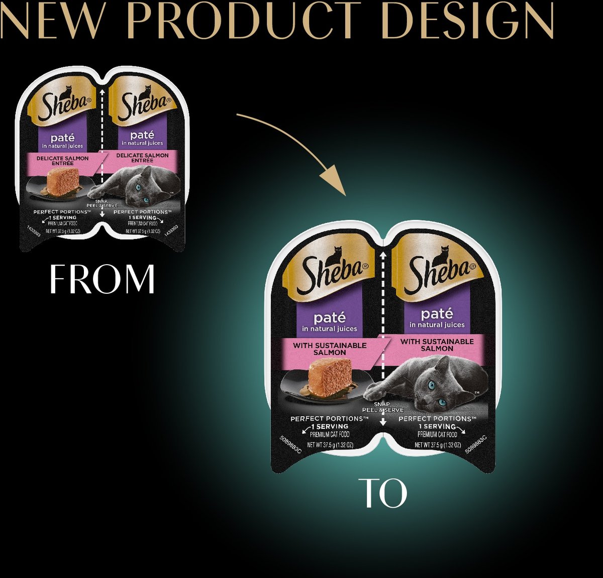 SHEBA Perfect Portions Grain-Free Pate Delicate Salmon Entree Adult Wet ...