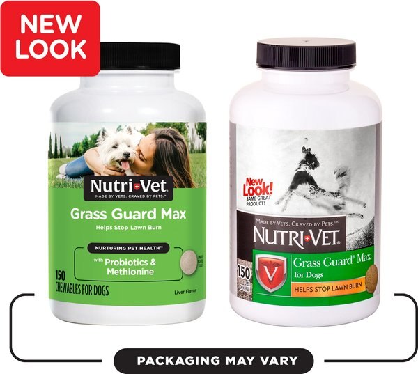 NUTRI-VET Grass Guard Max Chewable Tablets Urinary & Lawn Protection ...