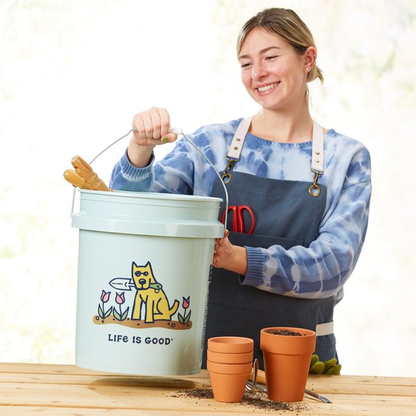 Out of Stock - LIFE IS GOOD Rocket's Garden Utility Bucket, Sage, 5-gal ...