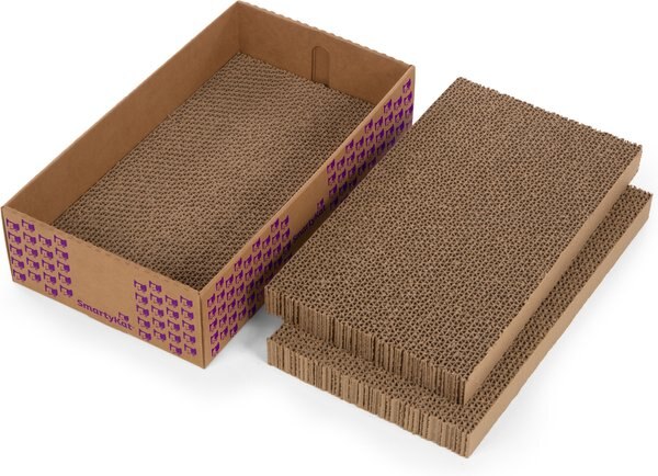 Out of Stock - SMARTYKAT Super Scratcher Stacker Catnip Infused Double ...
