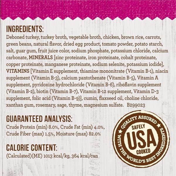 MERRICK Kitchen Comforts Healthy Grains Turkey Meatloaf with Brown Rice ...