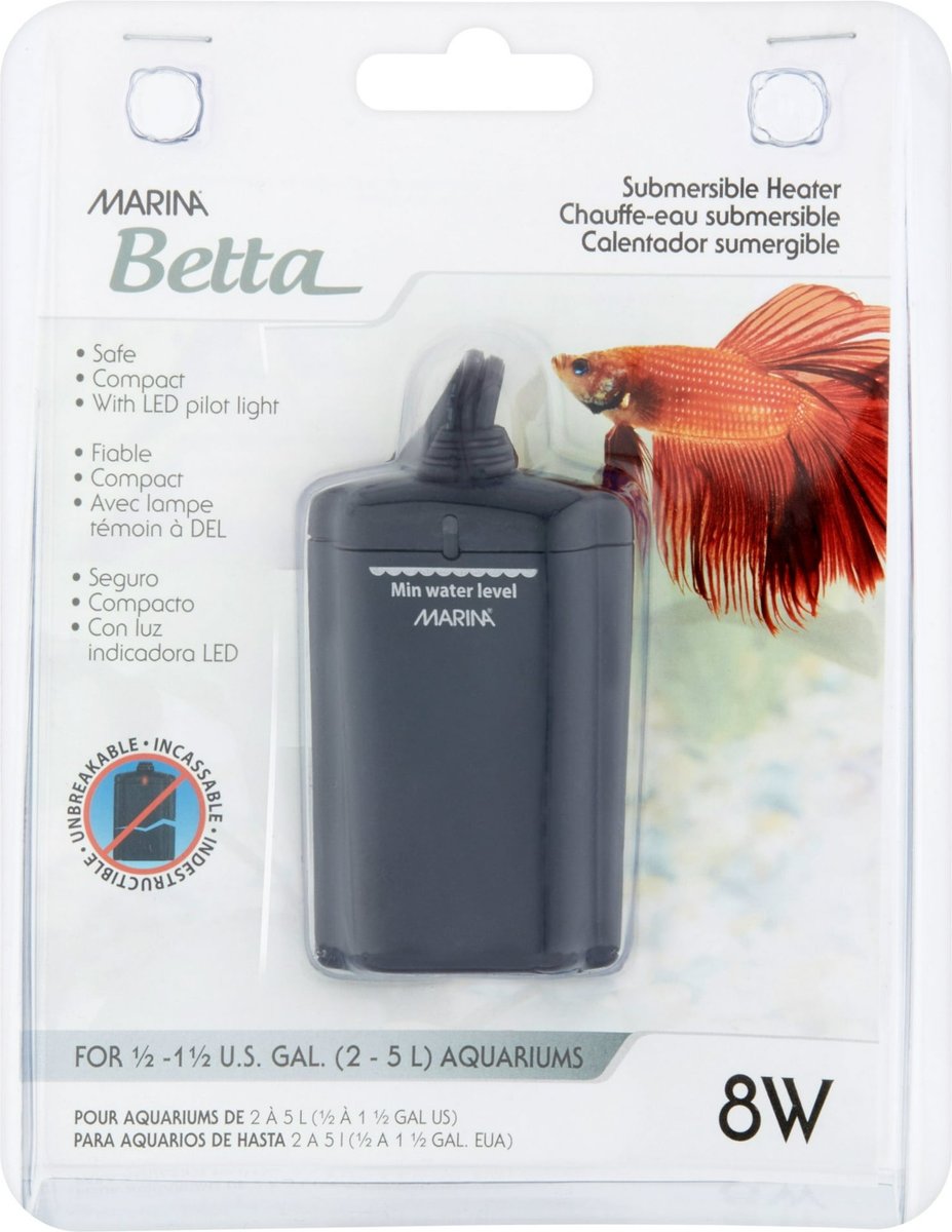 MARINA Betta Submersible Aquarium Heater - Chewy.com