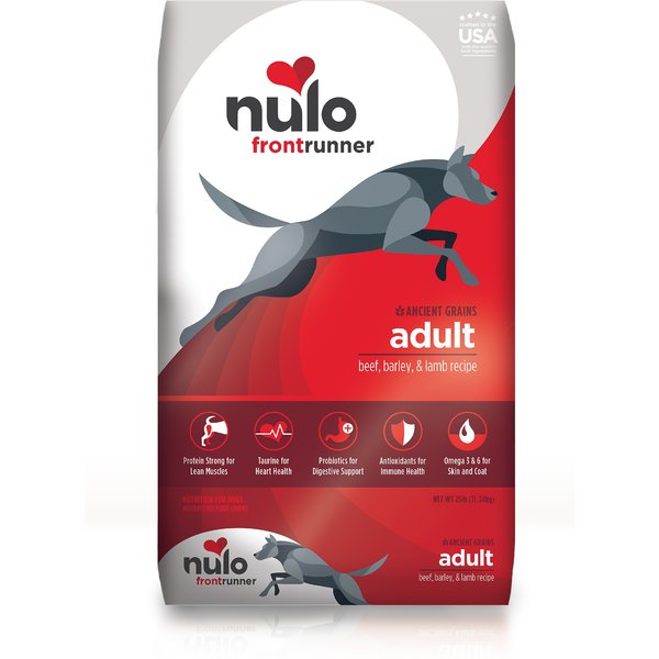 NULO Frontrunner Ancient Grain Beef, Barley & Lamb Adult Dry Dog Food ...