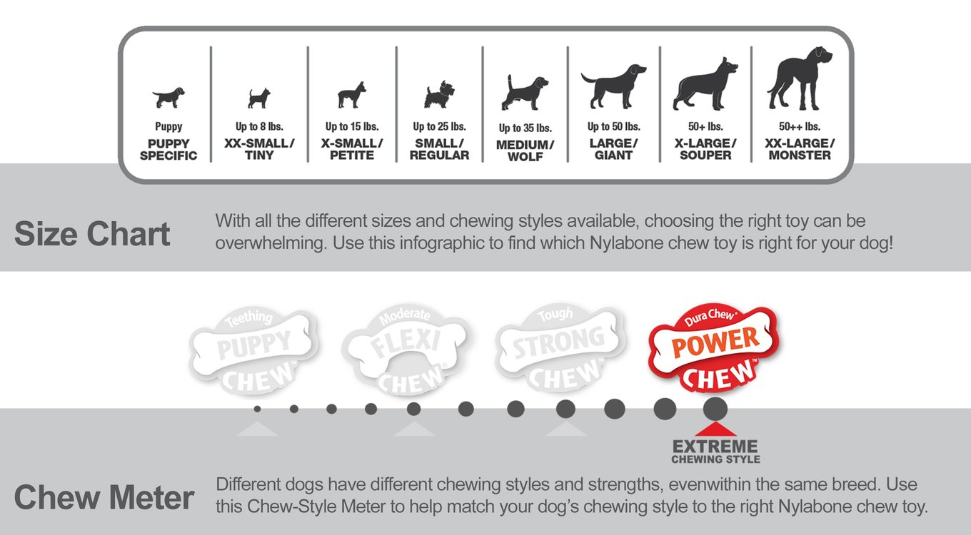 NYLABONE Power Chew Lobster Dog Toy, Red, Small - Chewy.com
