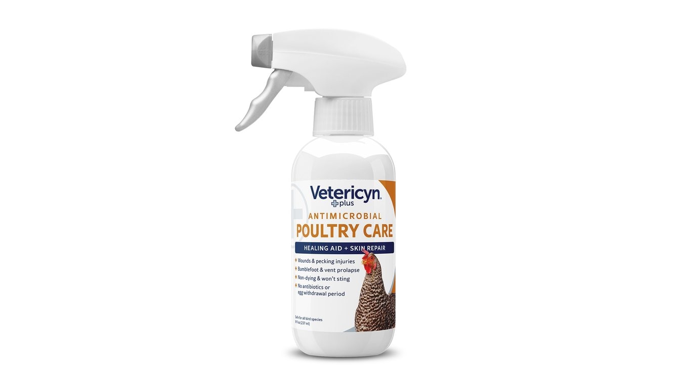 VETERICYN Plus Antimicrobial Poultry Care Spray, 8-fl oz bottle - Chewy.com