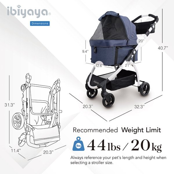 Out of Stock - IBIYAYA New CLEO Travel System Cat & Dog Stroller ...