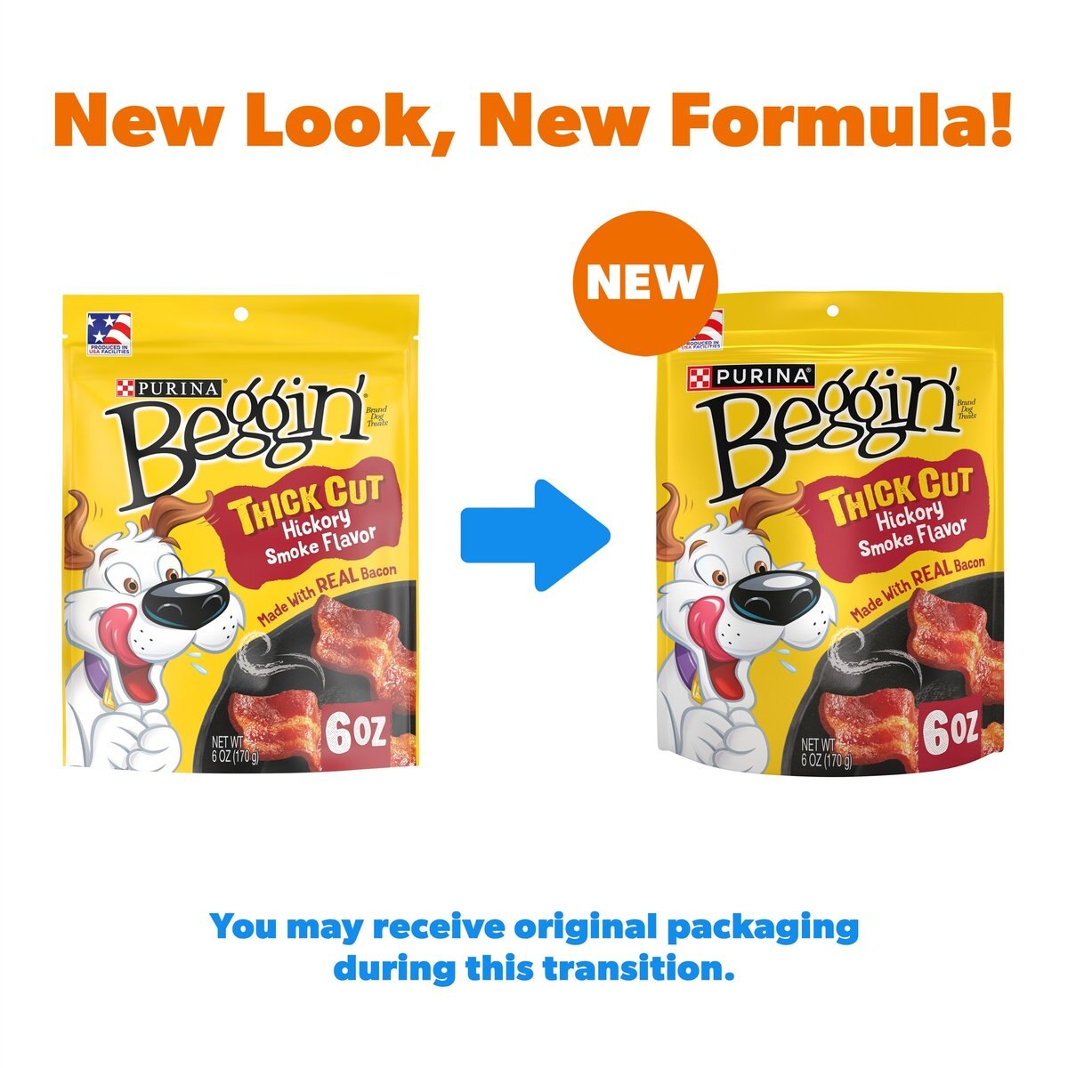 Purina Beggin' Strips with Real Meat Thick Cut Hickory Smoke Flavor ...