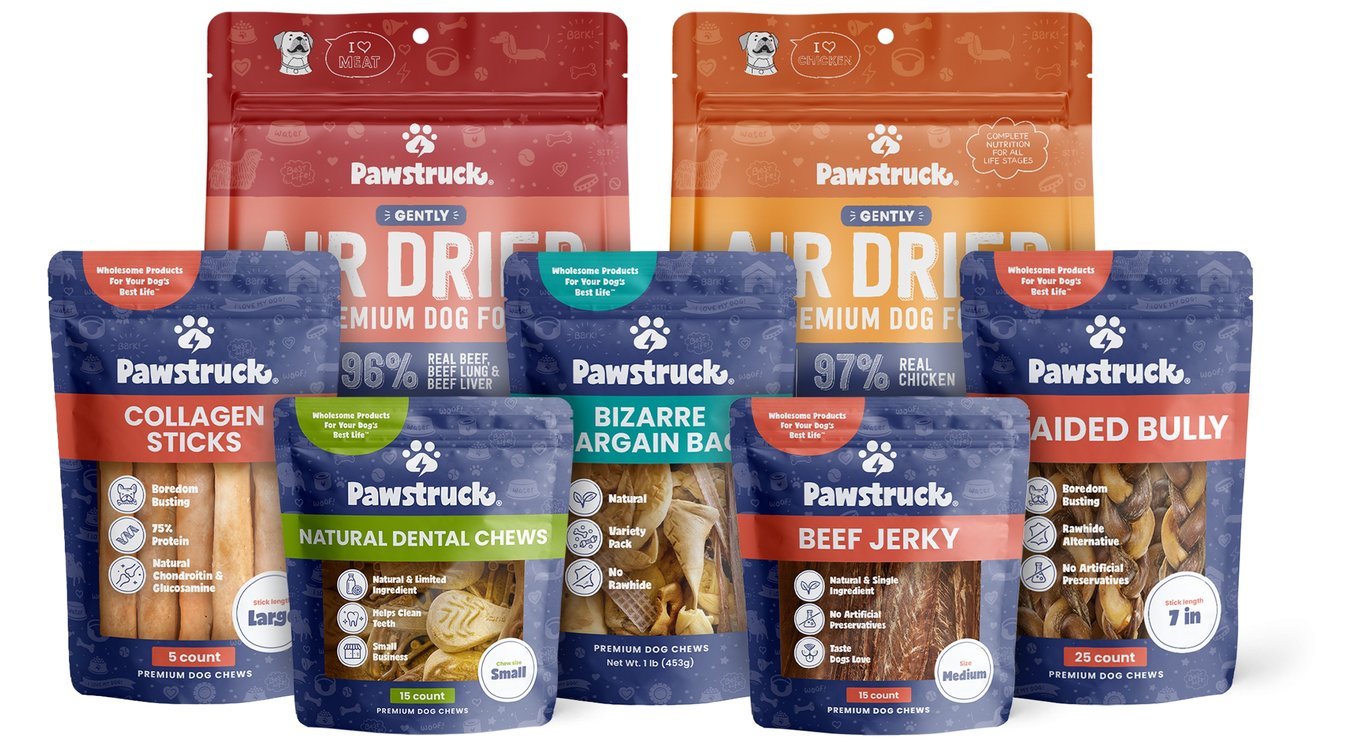 PAWSTRUCK Natural Chew Bizarre Bargain Dog Treats, 1-lb bag - Chewy.com
