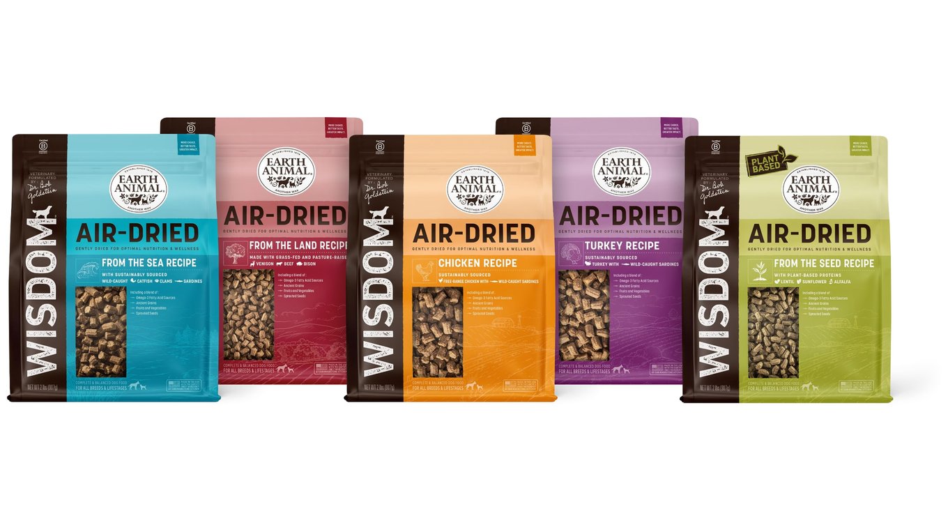 EARTH ANIMAL Wisdom Air-Dried Chicken Recipe Premium Natural Dog Food ...