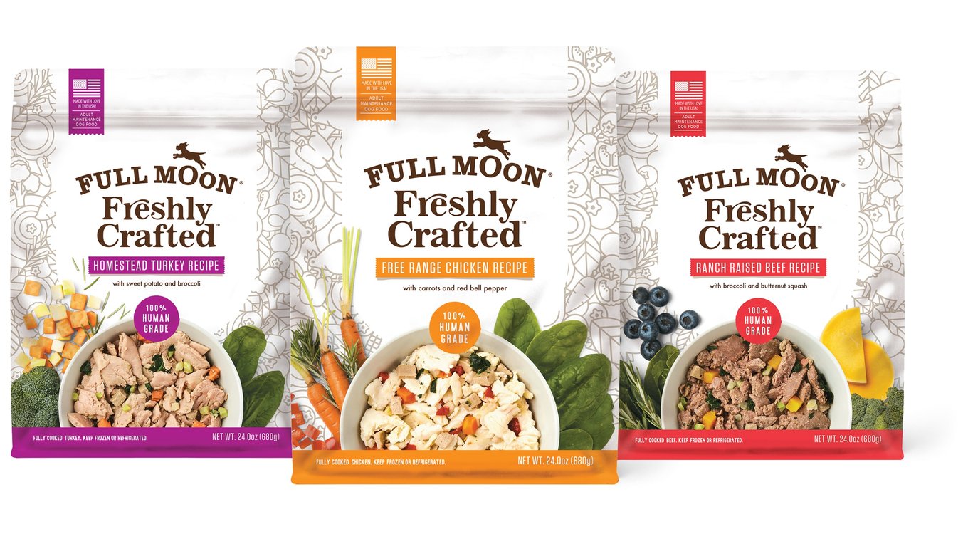 FULL MOON Freshly Crafted Ranch Raised Beef Recipe Grain-Free Adult ...