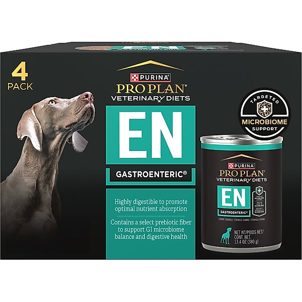 PURINA PRO PLAN VETERINARY DIETS EN Gastroenteric Wet Dog Food, 13.2-oz ...