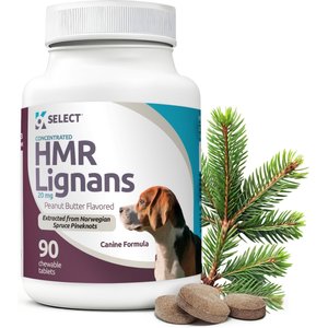 K9 SELECT Flaxseed Peanut Butter SDG Lignans Dog Hormone Supplement, 20 ...