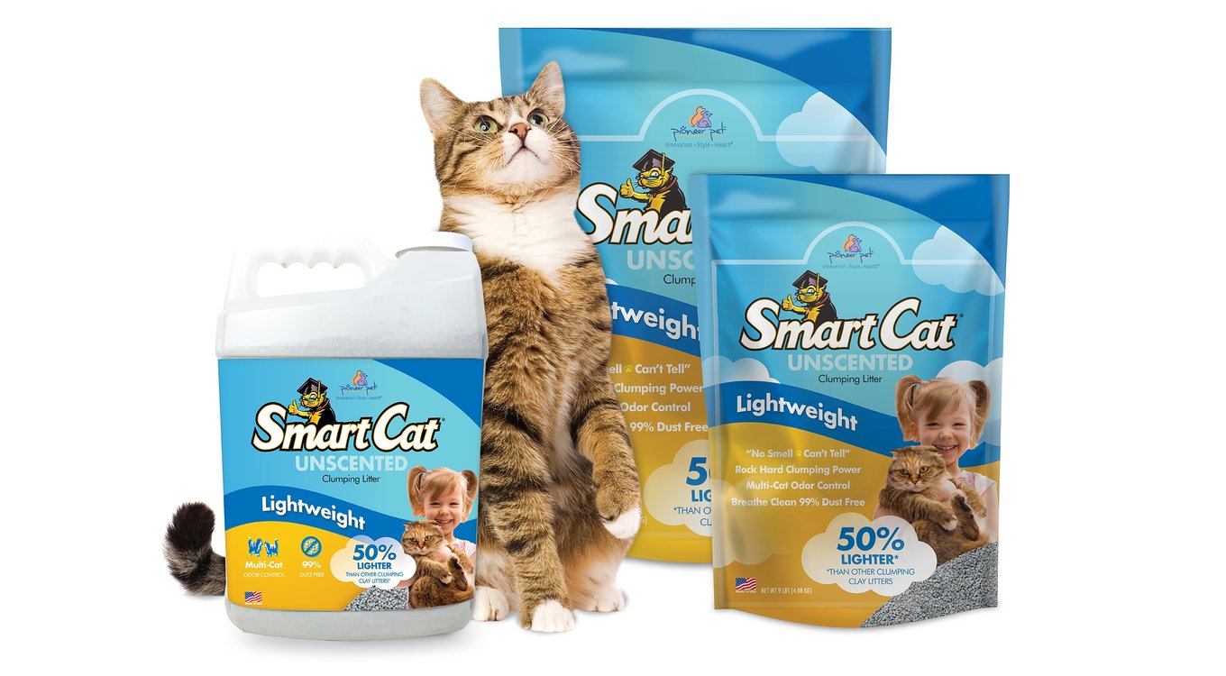 SMARTCAT Unscented Clumping Grass Cat Litter, 5-lb bag - Chewy.com