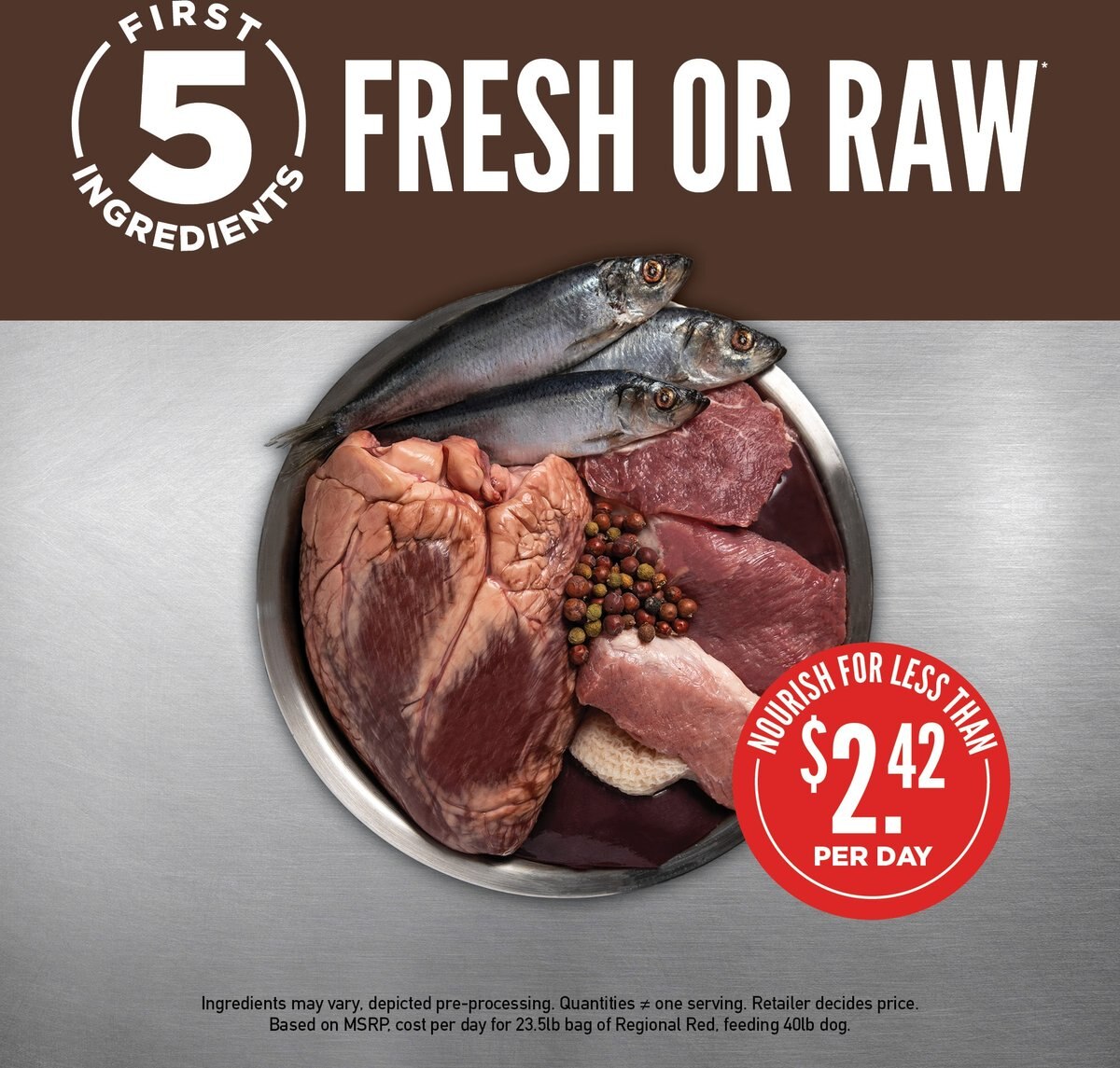 ORIJEN Regional Red Grain-Free Dry Dog Food, 23.5-lb bag, bundle of 2 ...