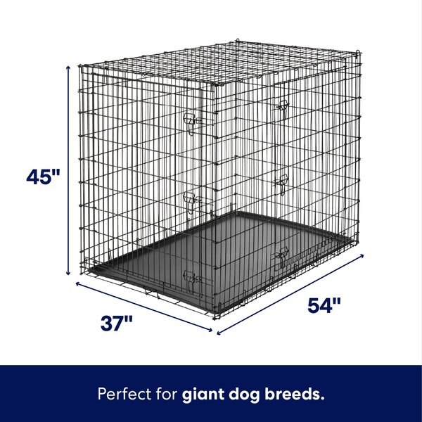 FRISCO XX-Large Heavy Duty Double Door Wire Dog Crate, XX-Large - Chewy.com