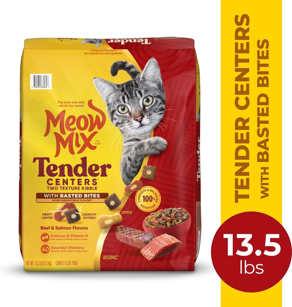 New Version Available - MEOW MIX Tender Centers Basted Bites Beef ...