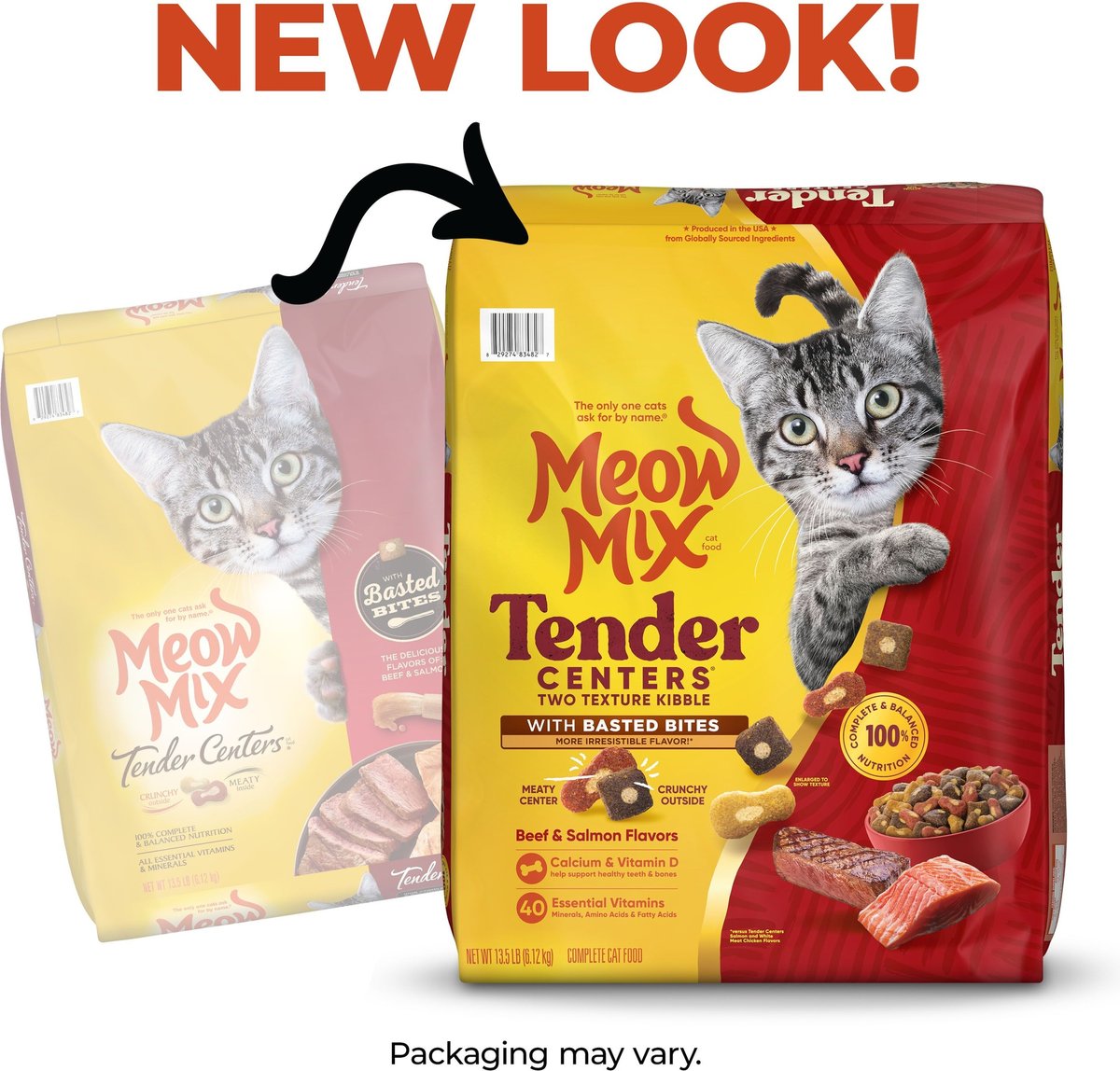 New Version Available - MEOW MIX Tender Centers Basted Bites Beef ...