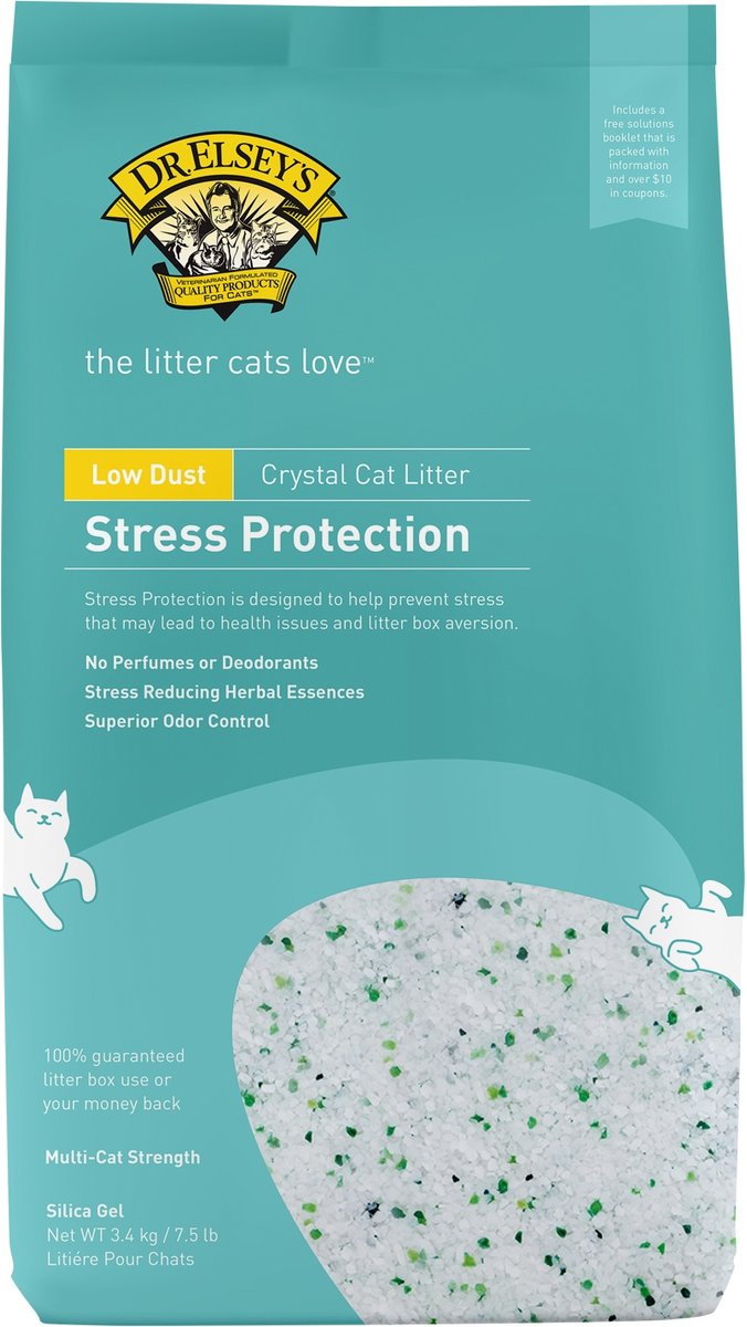 DR. ELSEY'S Stress Protection Stress-Reducing Crystal Cat Litter, 7.5 ...