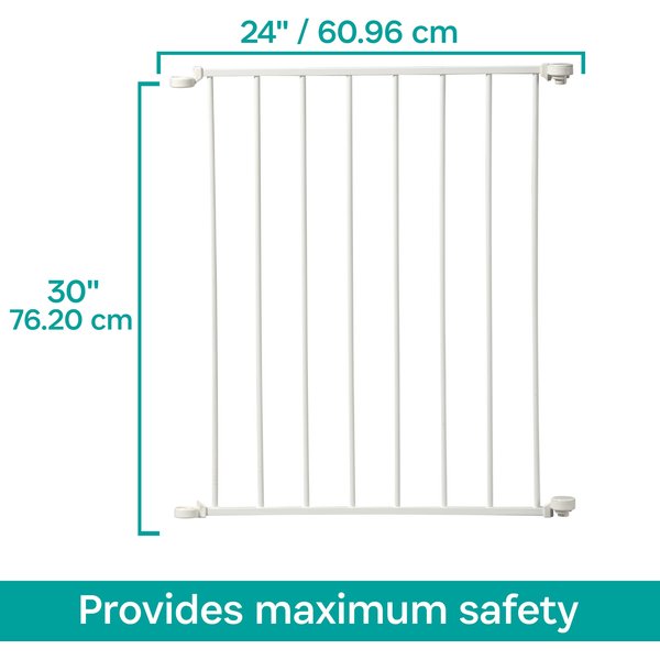 PRIMETIME PETZ 360 Configurable Gate Extension Kit, White, 30-in ...