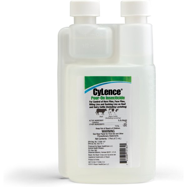 Elanco CyLence Pour-On Cattle Insecticide, 16-fl oz - Chewy.com