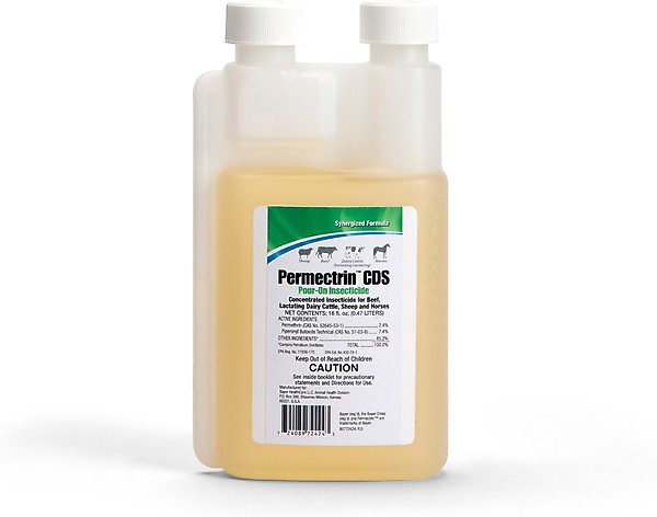 ELANCO Permectrin CDS Pour-On Farm Animal Insecticide, 16-fl oz - Chewy.com