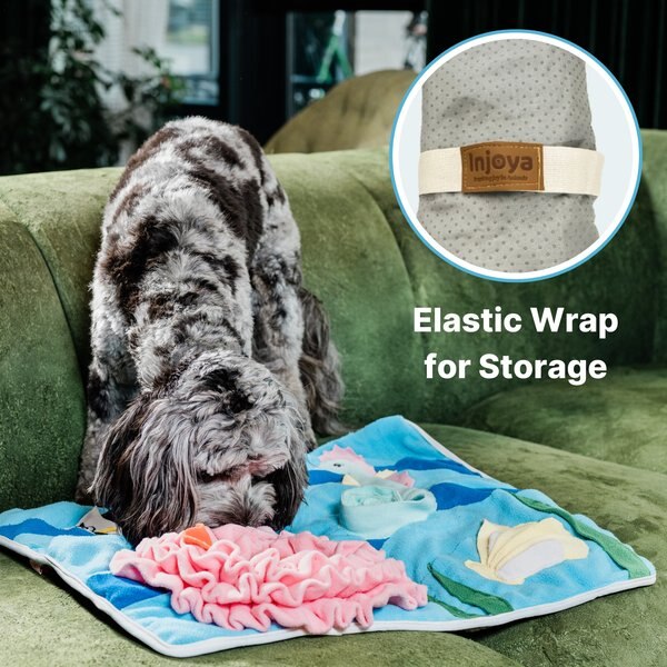 INJOYA Under The Sea Cat & Dog Snuffle Mat, Blue, Medium - Chewy.com