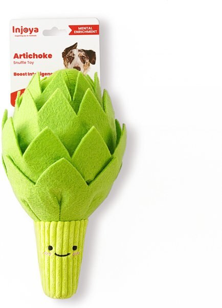 INJOYA Artichoke Cat & Dog Snuffle Toy, Green, Small - Chewy.com