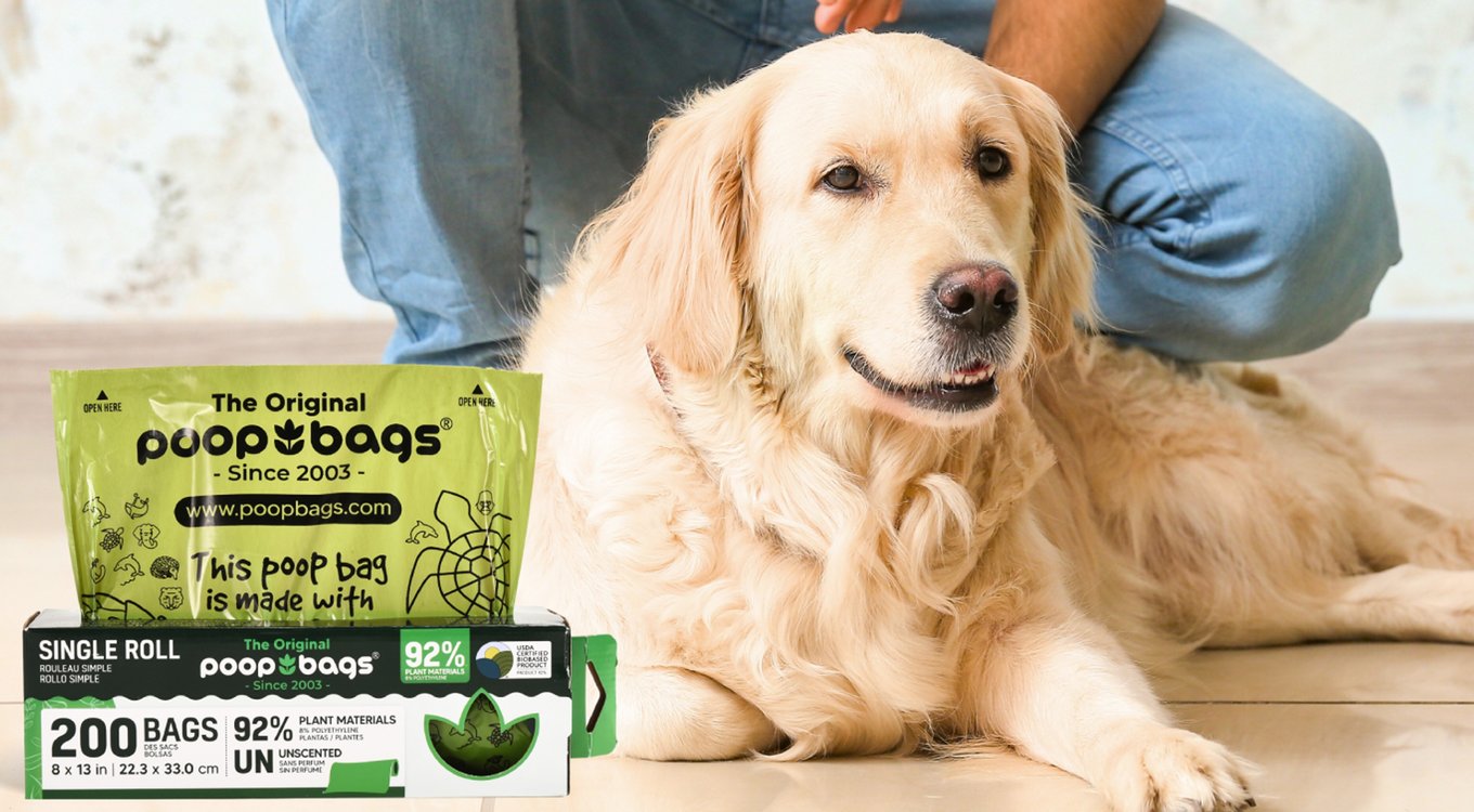 THE ORIGINAL POOP BAGS Peanuts USDA Biobased Dog Poop Bags, 360 count ...