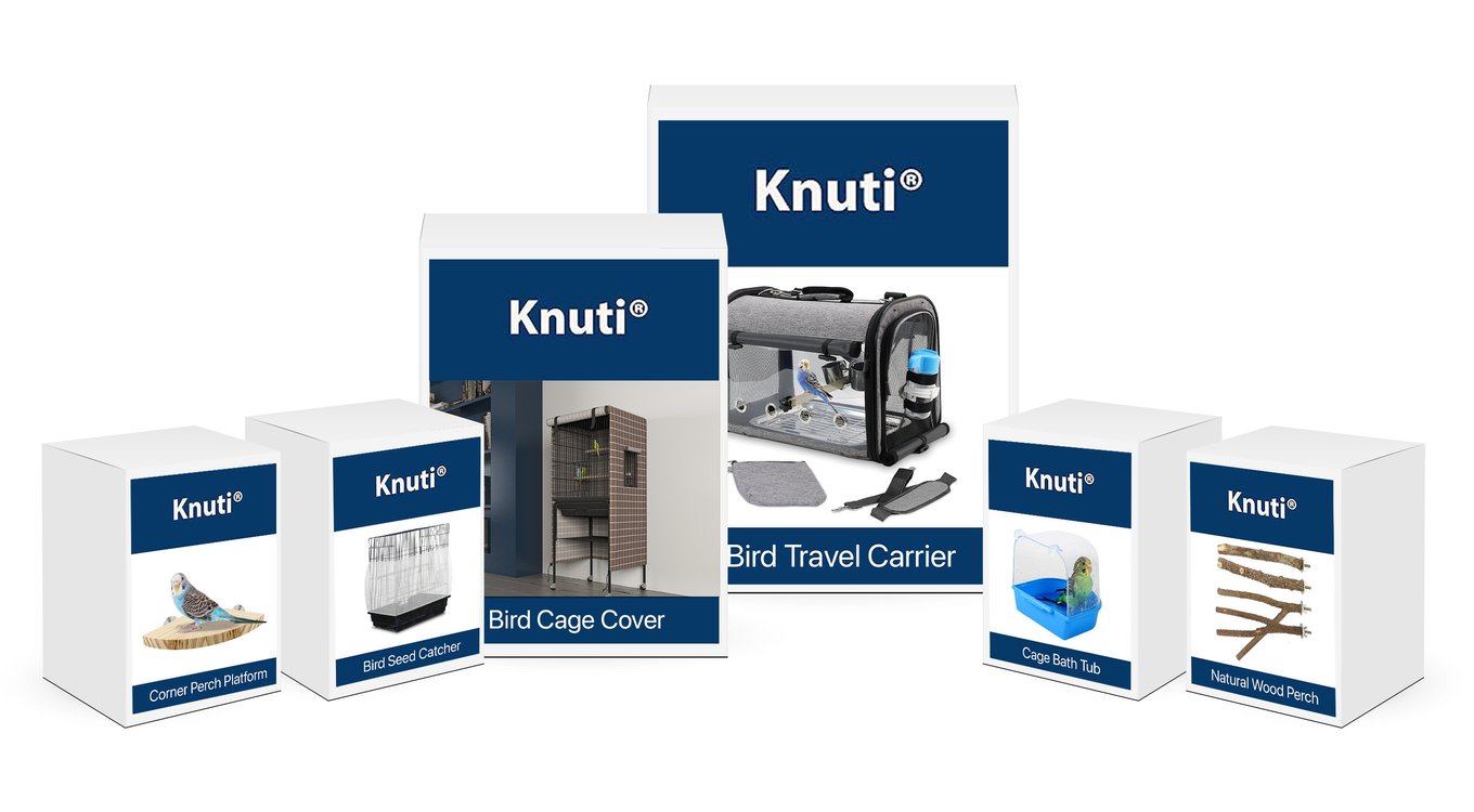 KNUTI Bird Cage Corner Perch Ladder Platform - Chewy.com