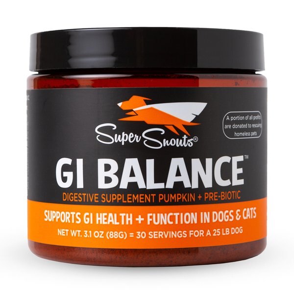 SUPER SNOUTS G.I. Balance Digestive Support Dog & Cat Supplement, 3.1 ...