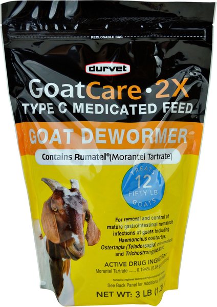 DURVET GoatCare 2X Goat Dewormer, 3-lb bag - Chewy.com