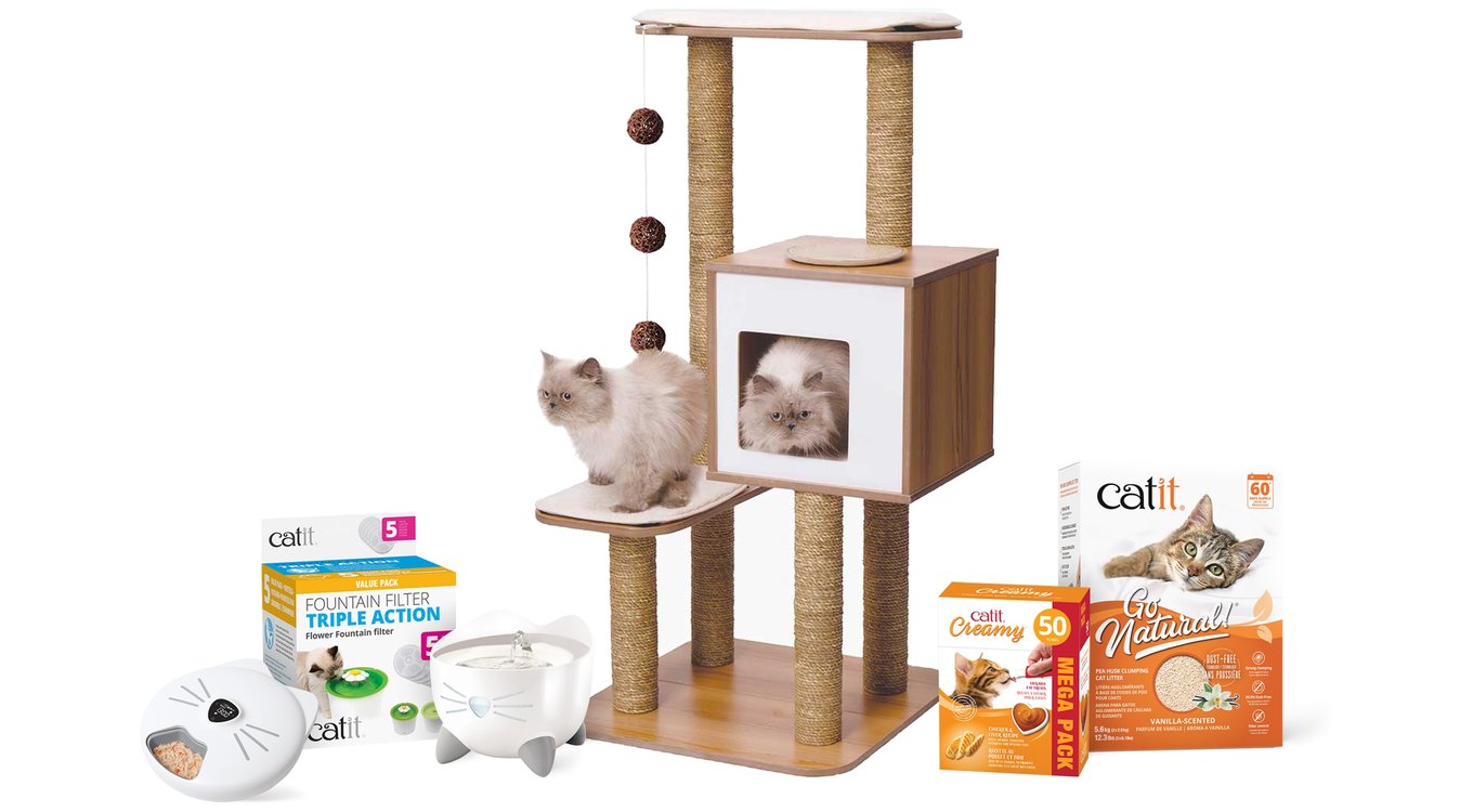 CATIT Triple Action Pet Fountain Filter, 5 pack - Chewy.com