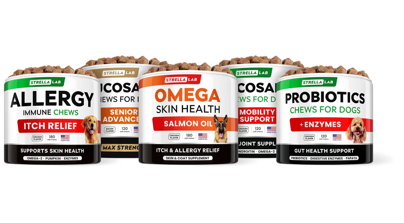 STRELLALAB No Poo Coprophagia Stool Eating Deterrent Chew Supplement ...