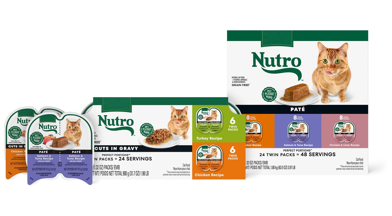 NUTRO Perfect Portions Chicken, Salmon & Tuna, Chicken & Liver Variety ...