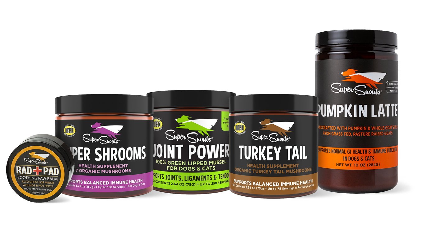 SUPER SNOUTS Super Shrooms Organic Super 7 Mushroom Blend Dog Immune ...