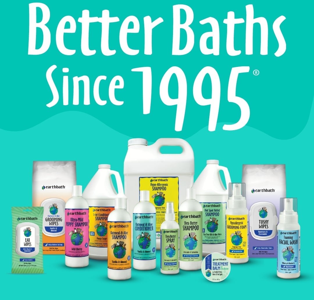 EARTHBATH Oatmeal & Aloe Dog & Cat Conditioner, Vanilla & Almond, 16-fl ...