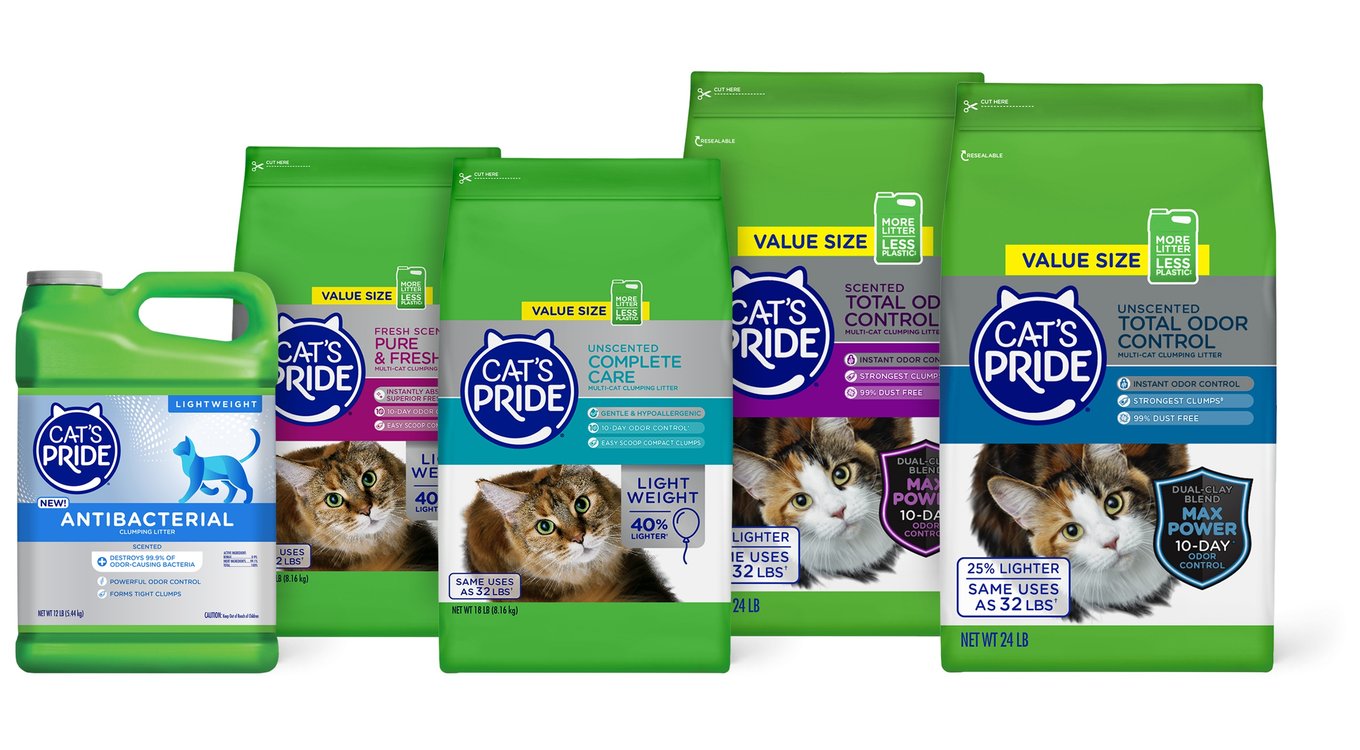 CAT'S PRIDE Pure & Fresh Lightweight Fresh Scent Multi-Cat Clumping ...