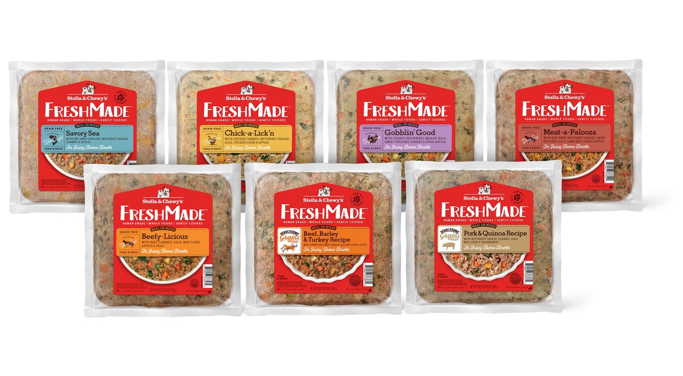 STELLA & CHEWY'S FreshMade Frozen Fresh High-Protein Beef, Barley ...