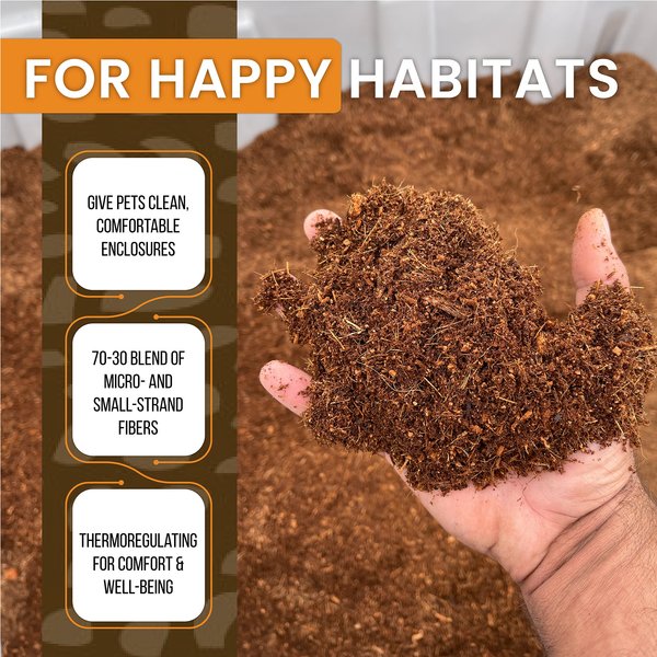 REPTICHIP ReptiEarth Fluffy Coconut Fiber Reptile Substrate, 72-qt ...